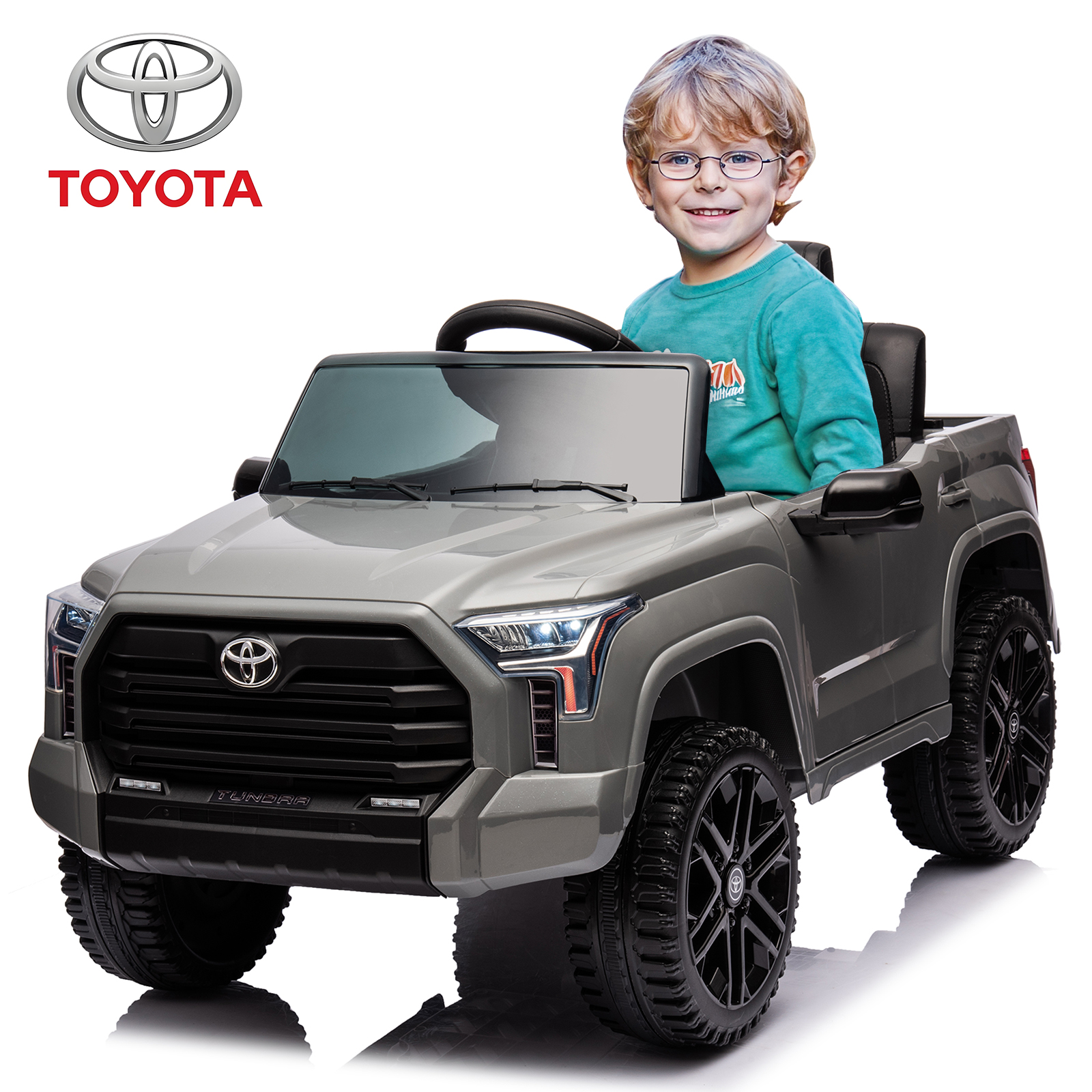 UBesGoo 12V Licensed Toyota Tundra Ride On Cars for Kids, Powered Ride ...