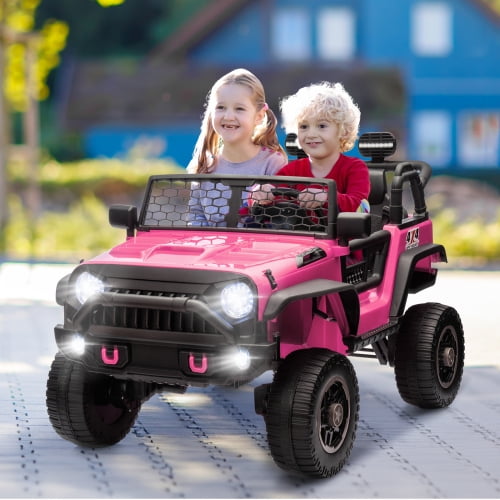 UBesGoo 24V UTV Car Ride On Car Kids Pink - Walmart.com