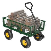 Ironton Steel Garden Cart, 400-Lb. Capacity, 38in.L x 18-1/2in.W x 21in ...