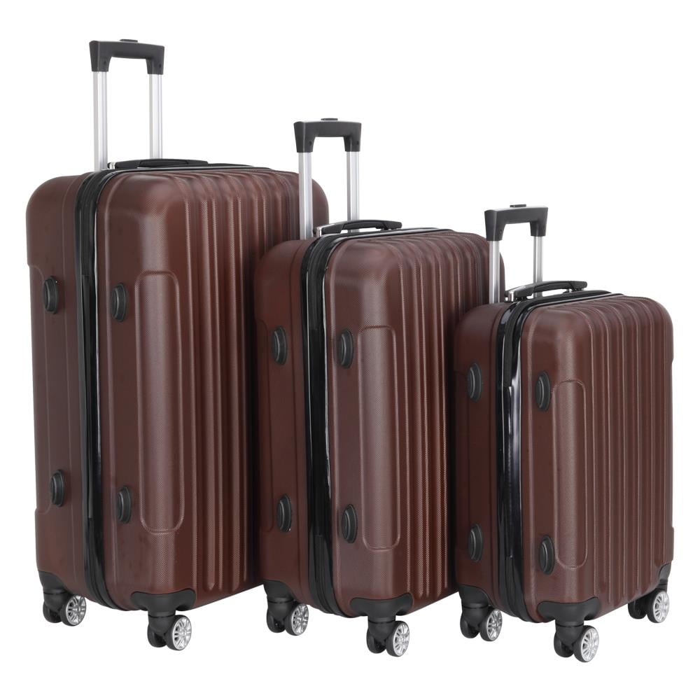 UBesGoo 3Pcs Hardshell Spinner Suitcase Luggage with Wheels - Walmart.com