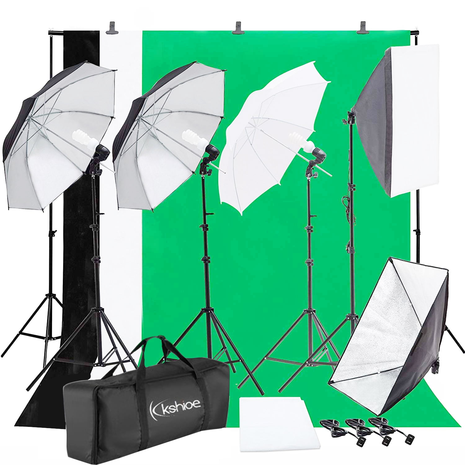 UBesGoo 45W Professional Photo Shoot Equipment with Softbox, Reflector ...
