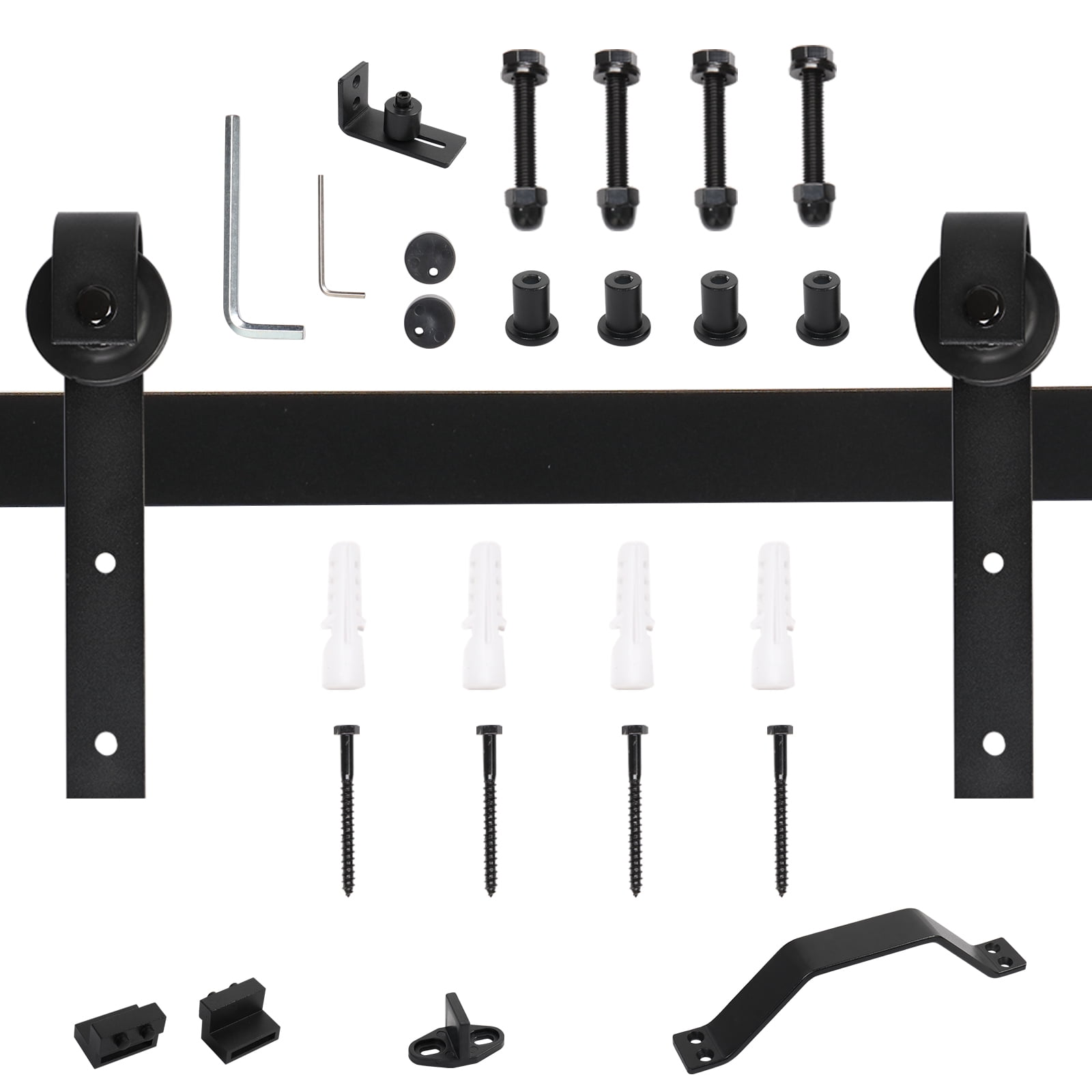 UBesGoo 6.6ft Heavy Duty Sturdy Sliding Barn Door Hardware Kit, (J ... UBesGoo 6.6ft Heavy Duty Sturdy Sliding Barn Door Hardware Kit, (J ...