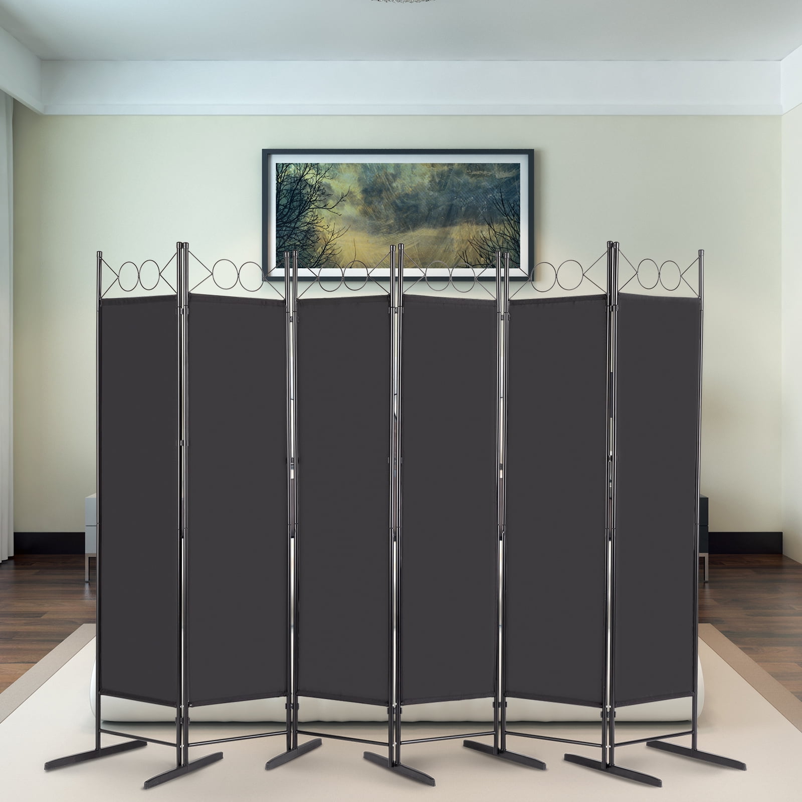 UBesGoo 6-Panel Room Divider, Wall Divider Privacy Screen Indoor ...