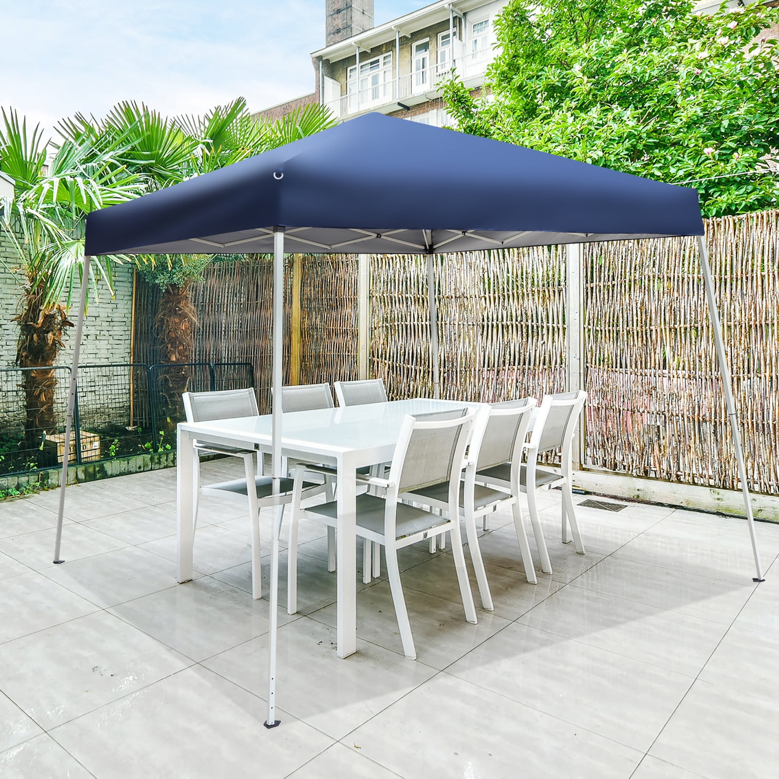 UBesGoo 8'x8' Pop Up Canopy Tent, Waterproof Fabric Cover, Folding ...