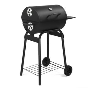 Outdoor Automatic Flip Charcoal Barbecue Grill, USB Electric Rotary BBQ ...