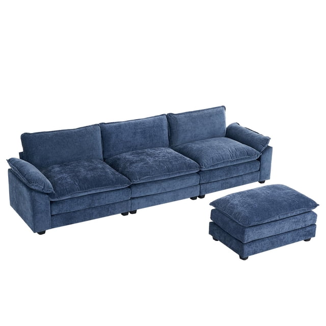 UBesGoo Large, Comfortable L-Shaped Couch with Reversible Sectional ...