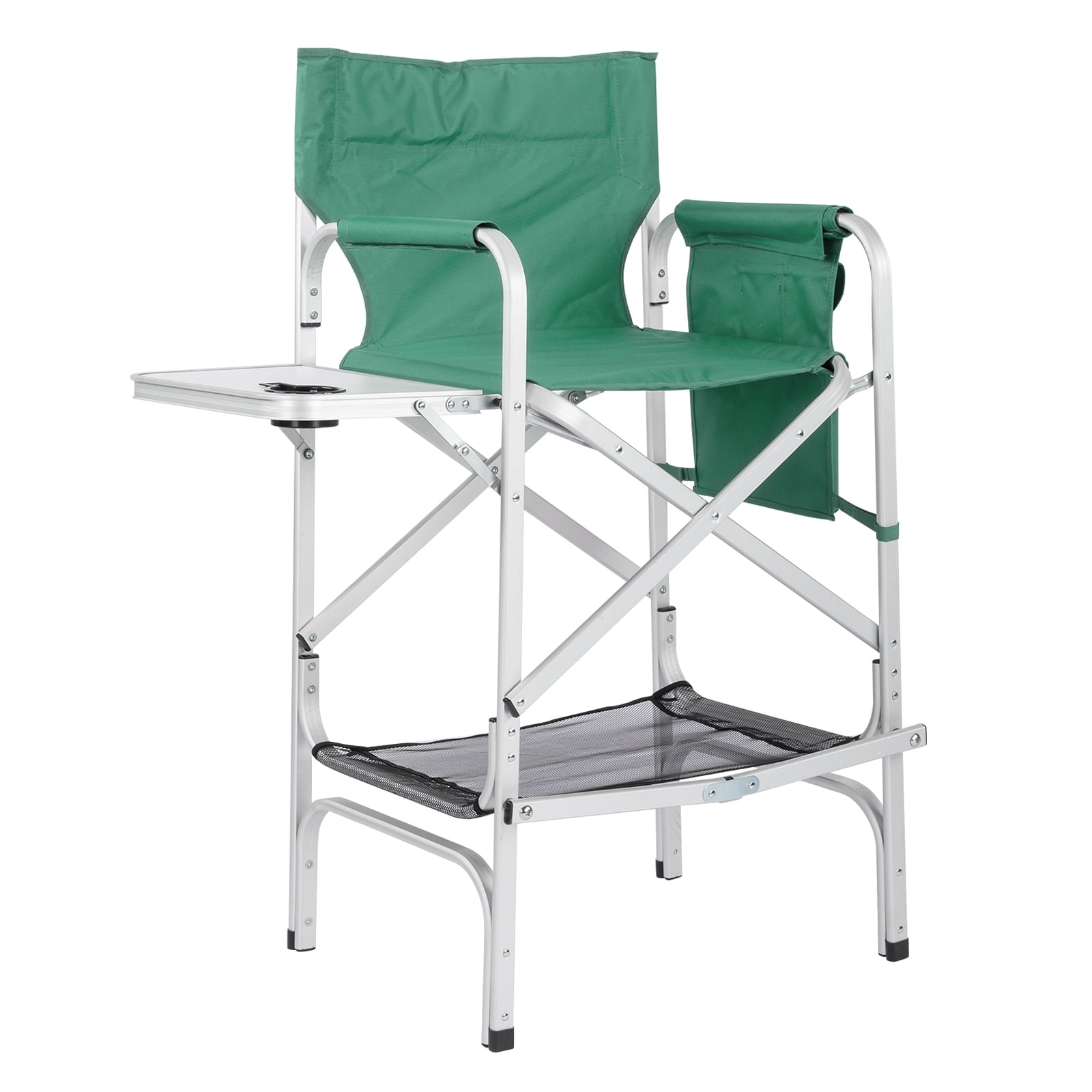 UBesGoo Camping Directors Chair, Tall Folding Oversize Chair with Cup ...