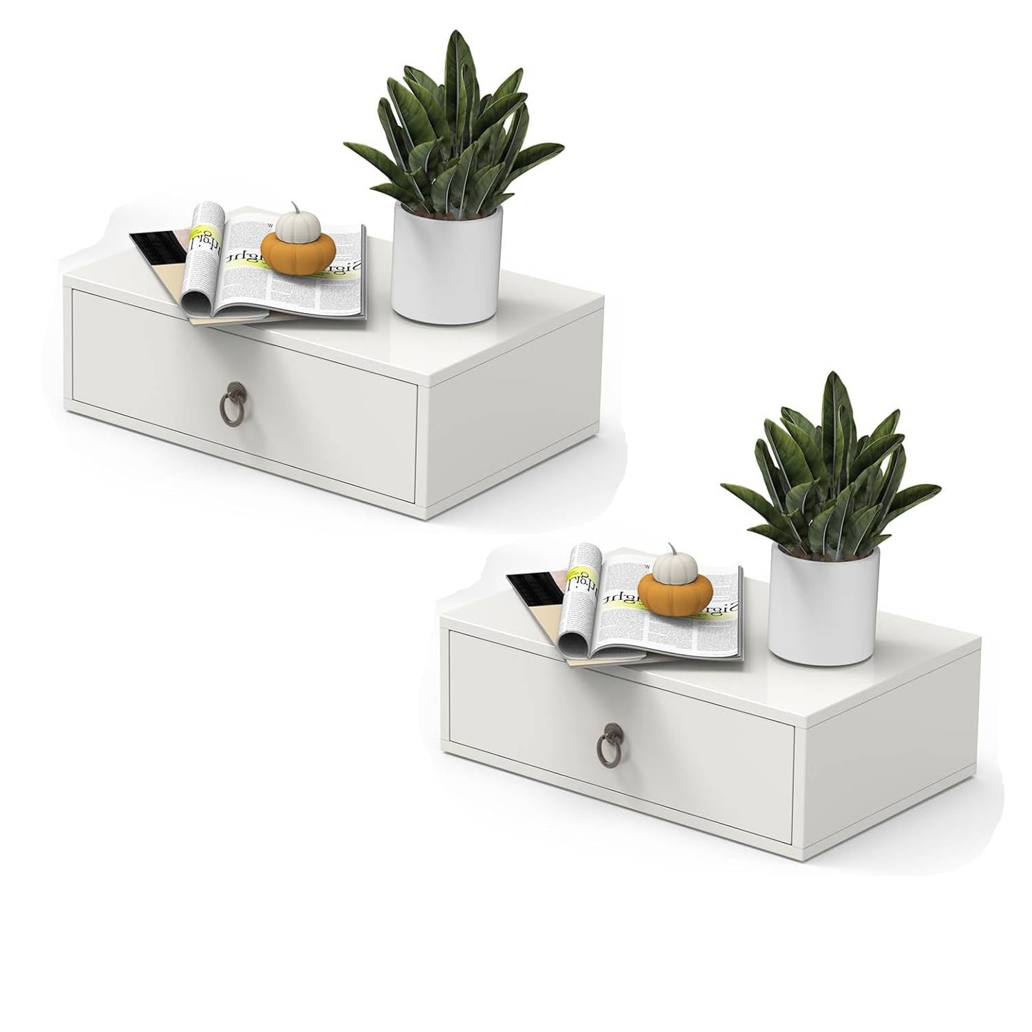 UBesGoo Floating Nightstand for Bedroom, Nightstand with Drawer/Shelf ... UBesGoo Floating Nightstand for Bedroom, Nightstand with Drawer/Shelf ...