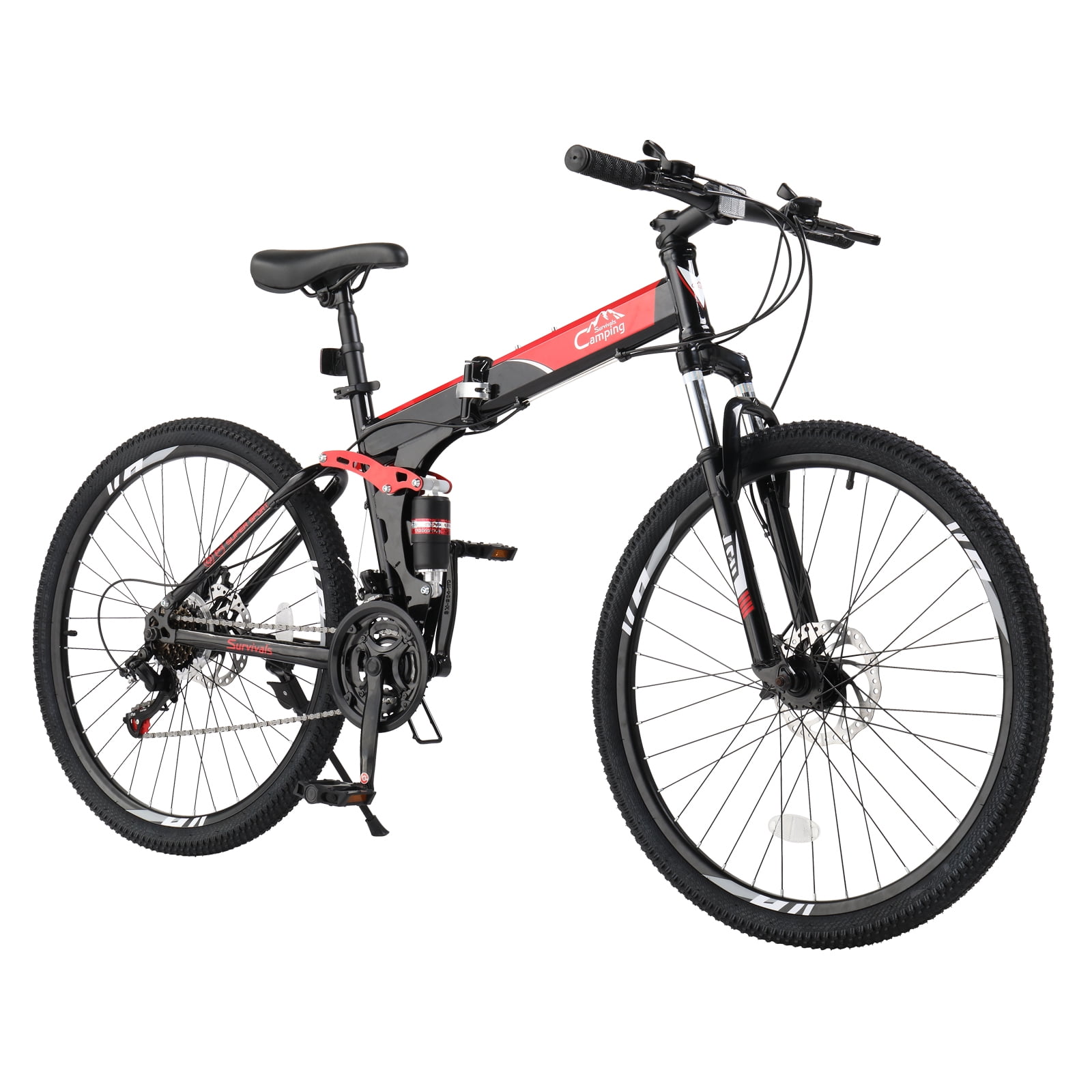 UBesGoo Folding Mountain Bike Shimano 21-Speed, with 27.5 inch Wheels ...