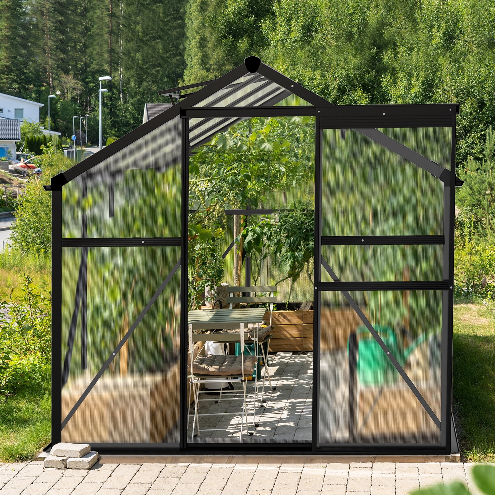UBesGoo Heavy Duty Walk-in Polycarbonate Green House, Greenhouse for ... UBesGoo Heavy Duty Walk-in Polycarbonate Green House, Greenhouse for ...