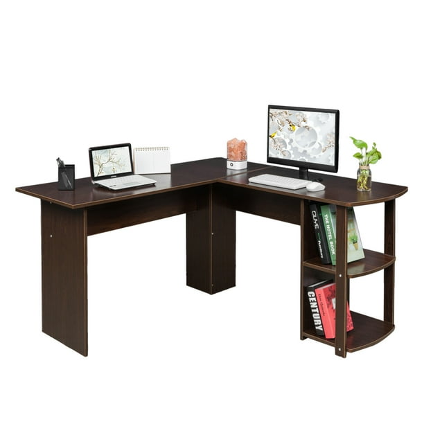 UBesGoo L Shaped Computer Desk Corner Desk Home Office Laptop PC Table ...