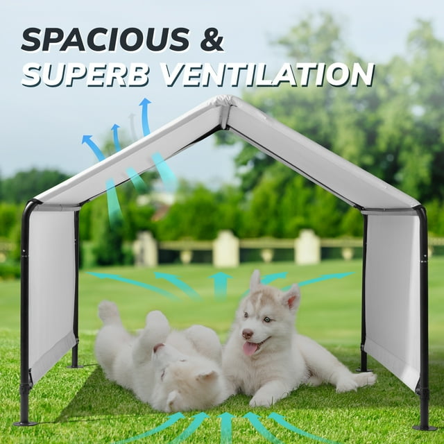 UBesGoo Outdoor Pet Shade Dog Shade Shelter, Versatile Pet Canopy Tent ...
