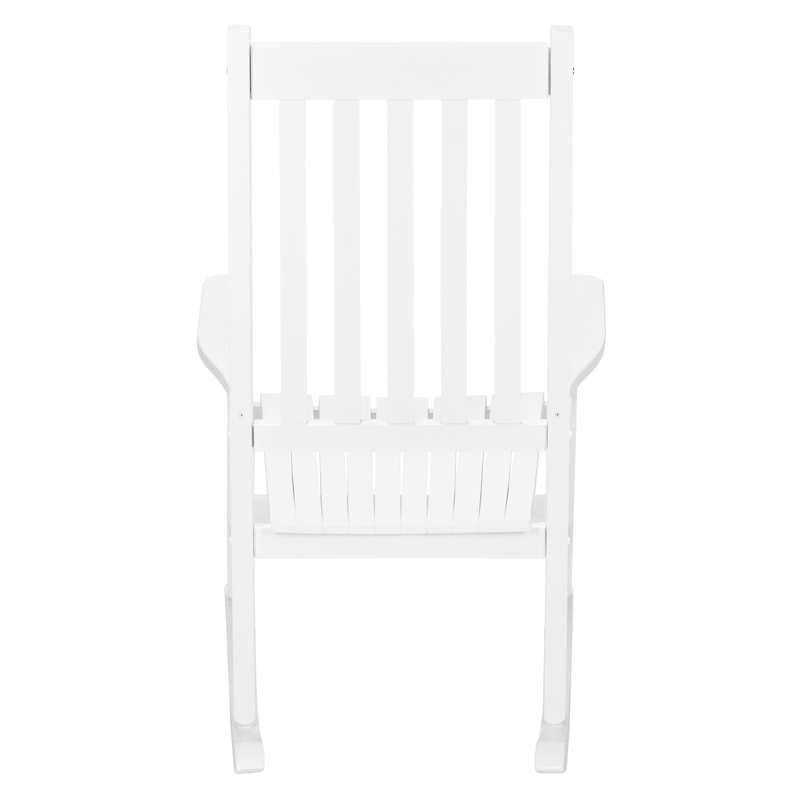 UBesGoo Outdoor Adult Wood Rocking Chair for Porch, Balcony, Patio ...