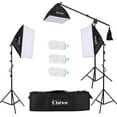 UBesGoo Portable Video Lighting Kit with Softbox, Light Stands, Carry ...