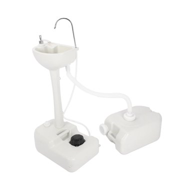 Zimtown 19L Outdoor Wash Basin Sink, Water Tank Faucet Removable, for ...