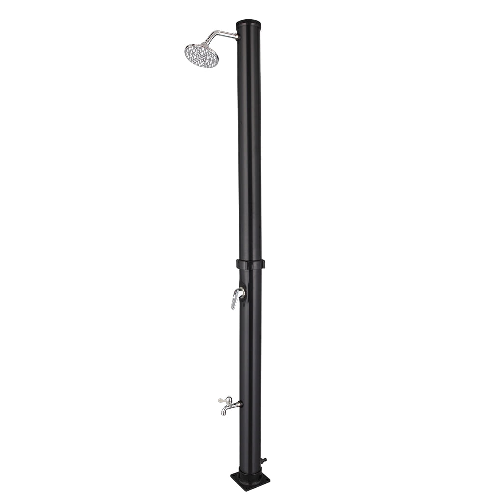 UBesGoo Solar Heated Shower 5.5 Gallon Outdoor Shower with Shower Head ...