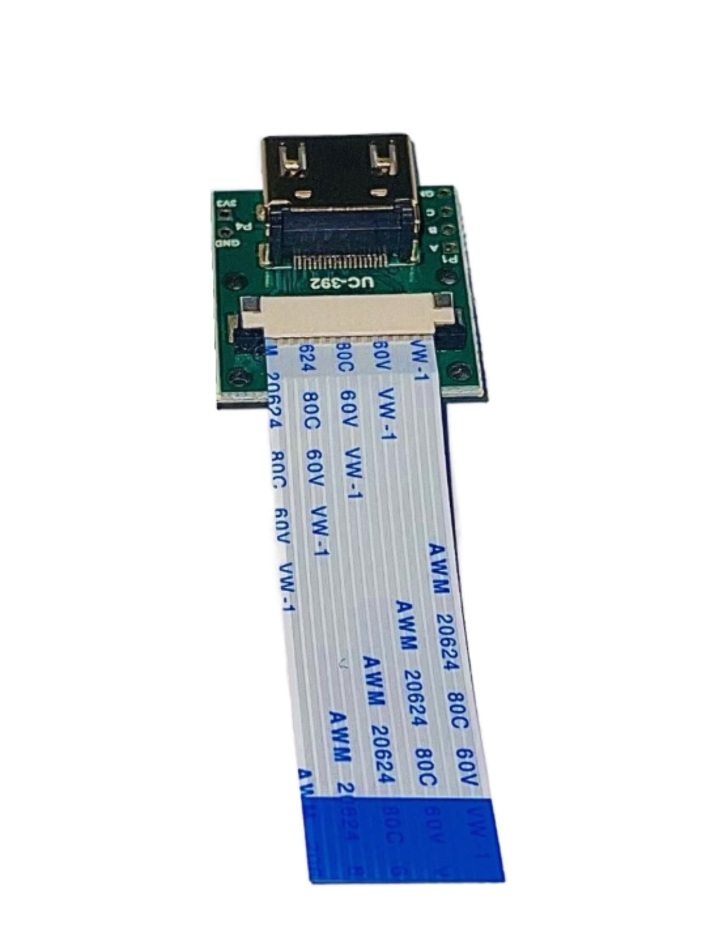 UC-392 PI Camera Module CSI to HDMI Type A Male HDTV FPC Flat Cable 5cm ...