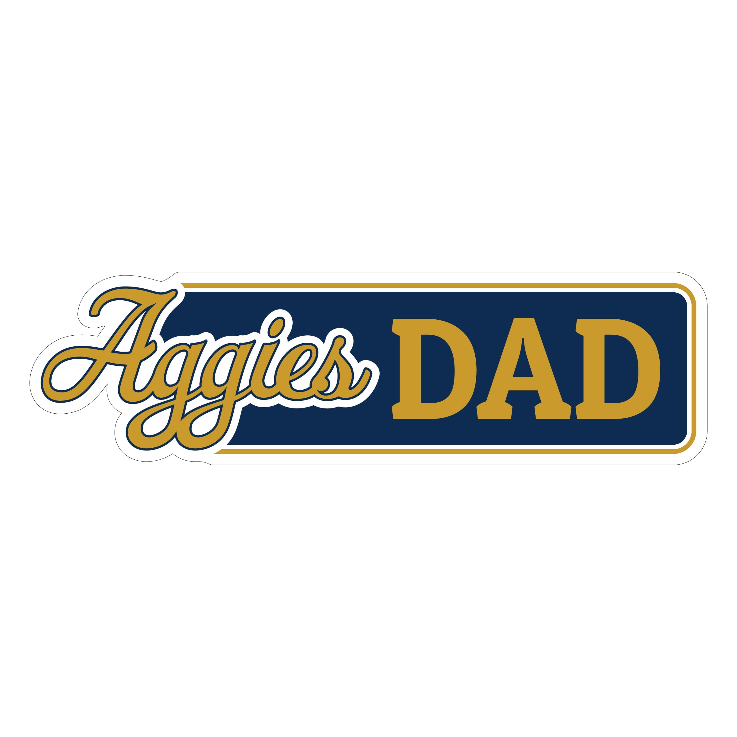 UC Davis Aggies Proud Dad Die Cut Decal Officially Licensed Collegiate ...