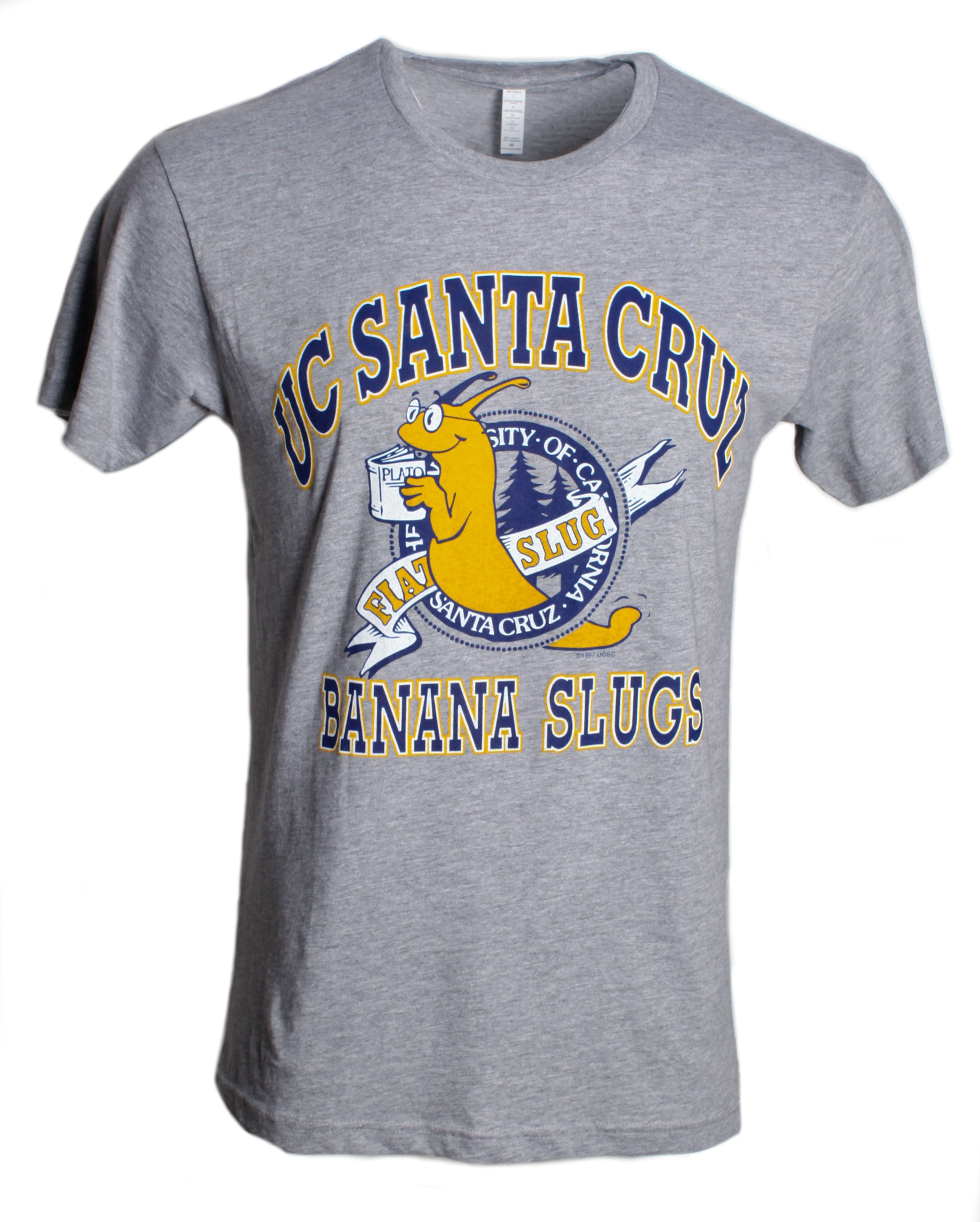 UC Santa Cruz Banana Slugs T-Shirt UCSC Vincent Vega Heather Gray Movie ...