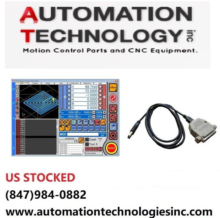 UC100-6 Axis USB MOTION CONTROLLER with UCCNC Software License - Walmart.com