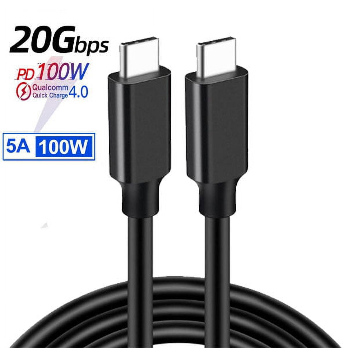 UC32MM5A-003 3 ft. 5A 100W PD USB C 3.2 Gen2 TO USB TYPE C Male to Male ...