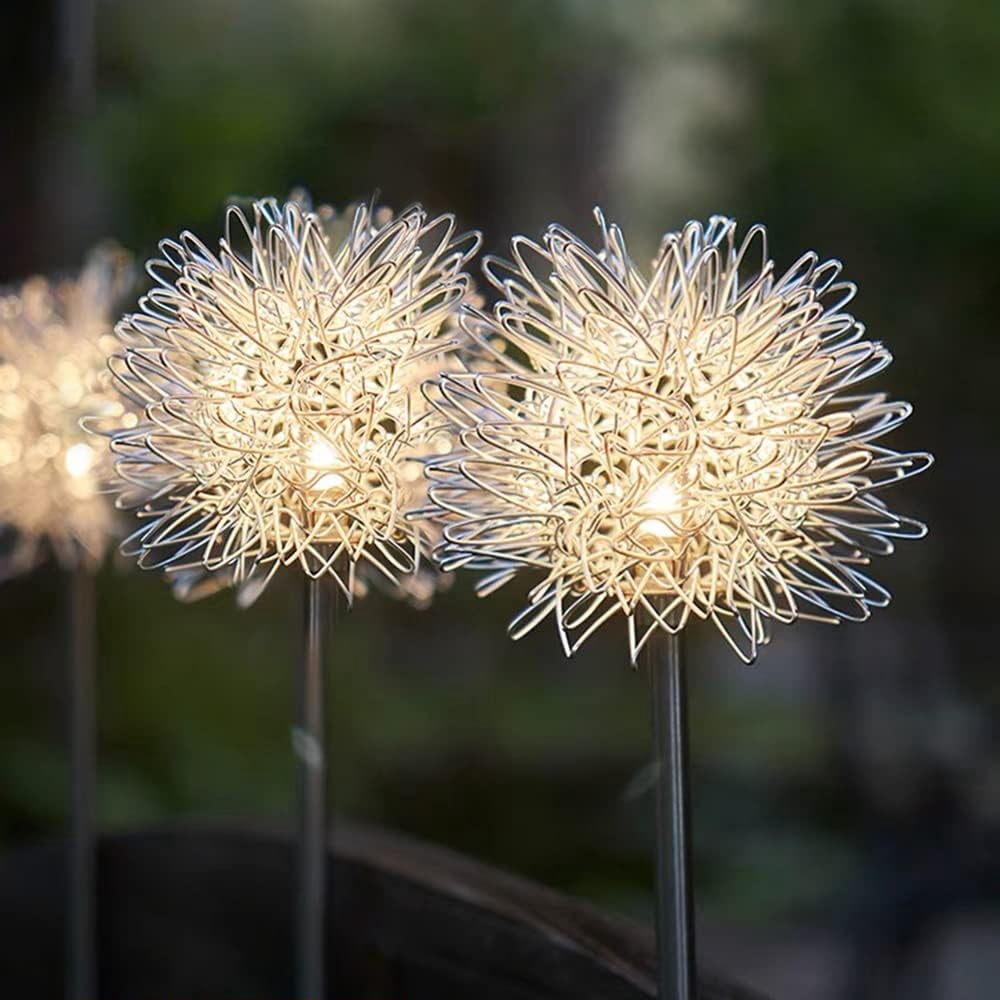UCACA Dandelion Solar Garden Lights Waterproof Outdoor LED Landscape ...