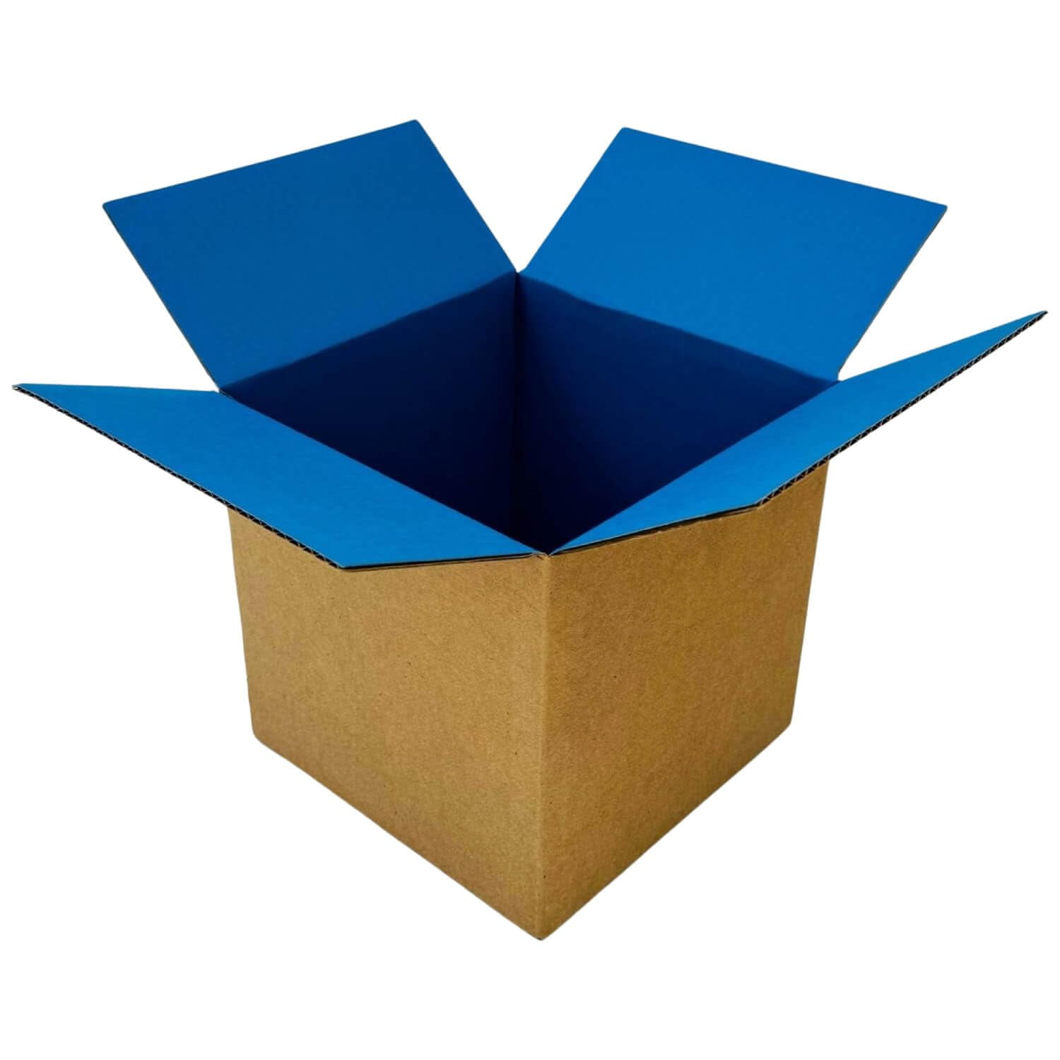 UCANPACK Blue Color Shipping Boxes 5 x 5 x 5" (Color Inside) - 25 Pack ...