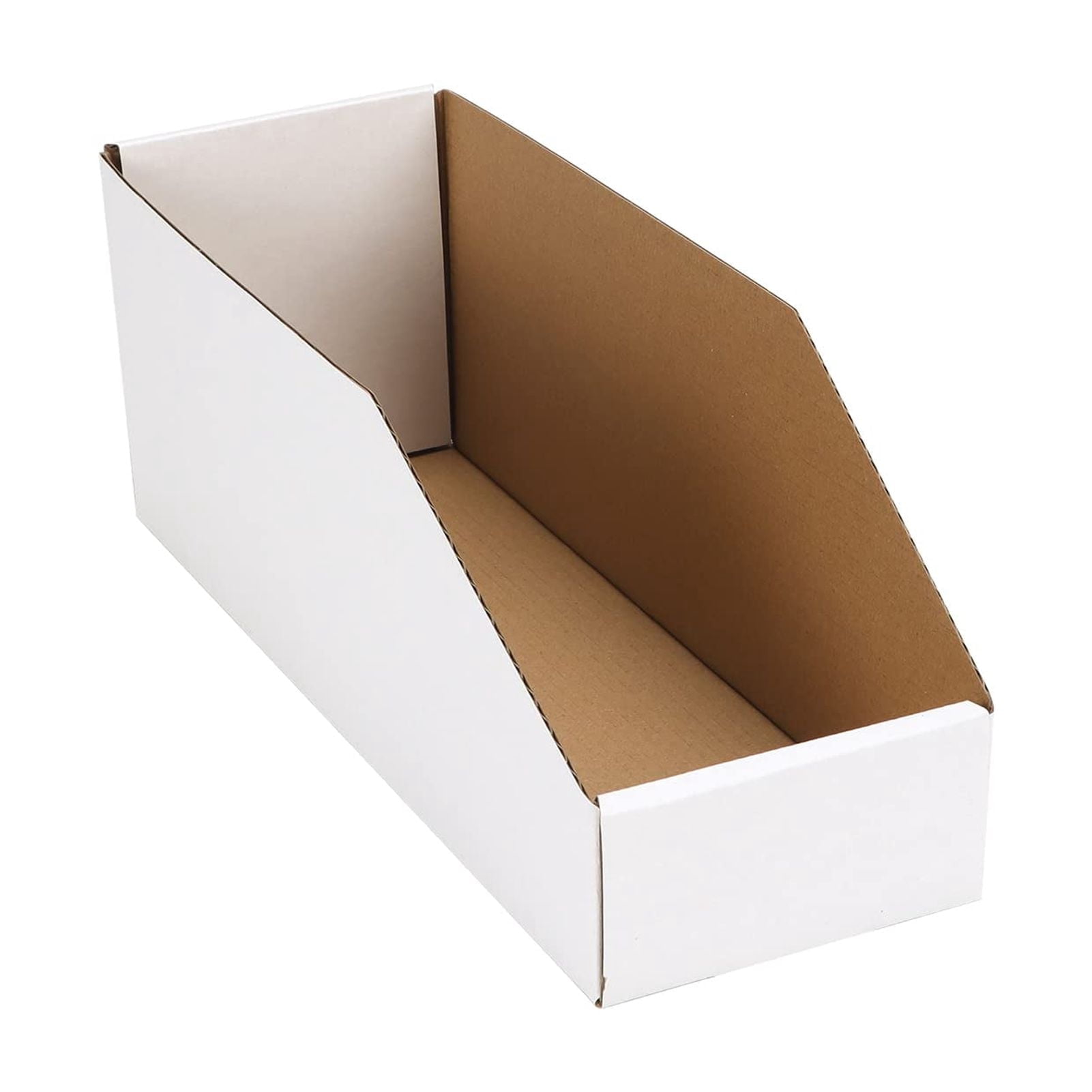 Ucanpack Corrugated Parts Bins, Open Top, Stackable Kraft Organizer ...