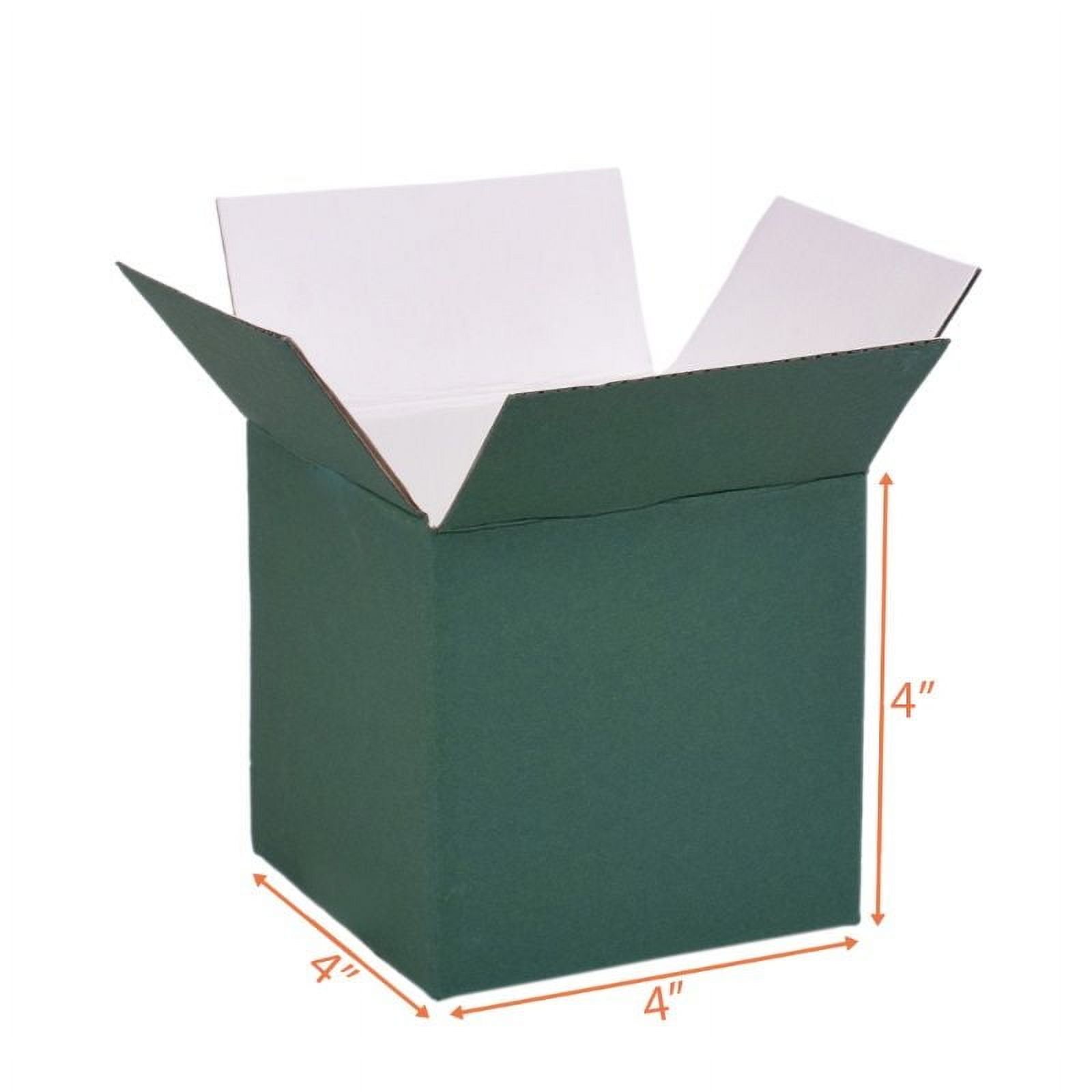 UCANPACK Green Color Shipping Boxes 9 x 9 x 6" (White Inside) - 25 pack ...