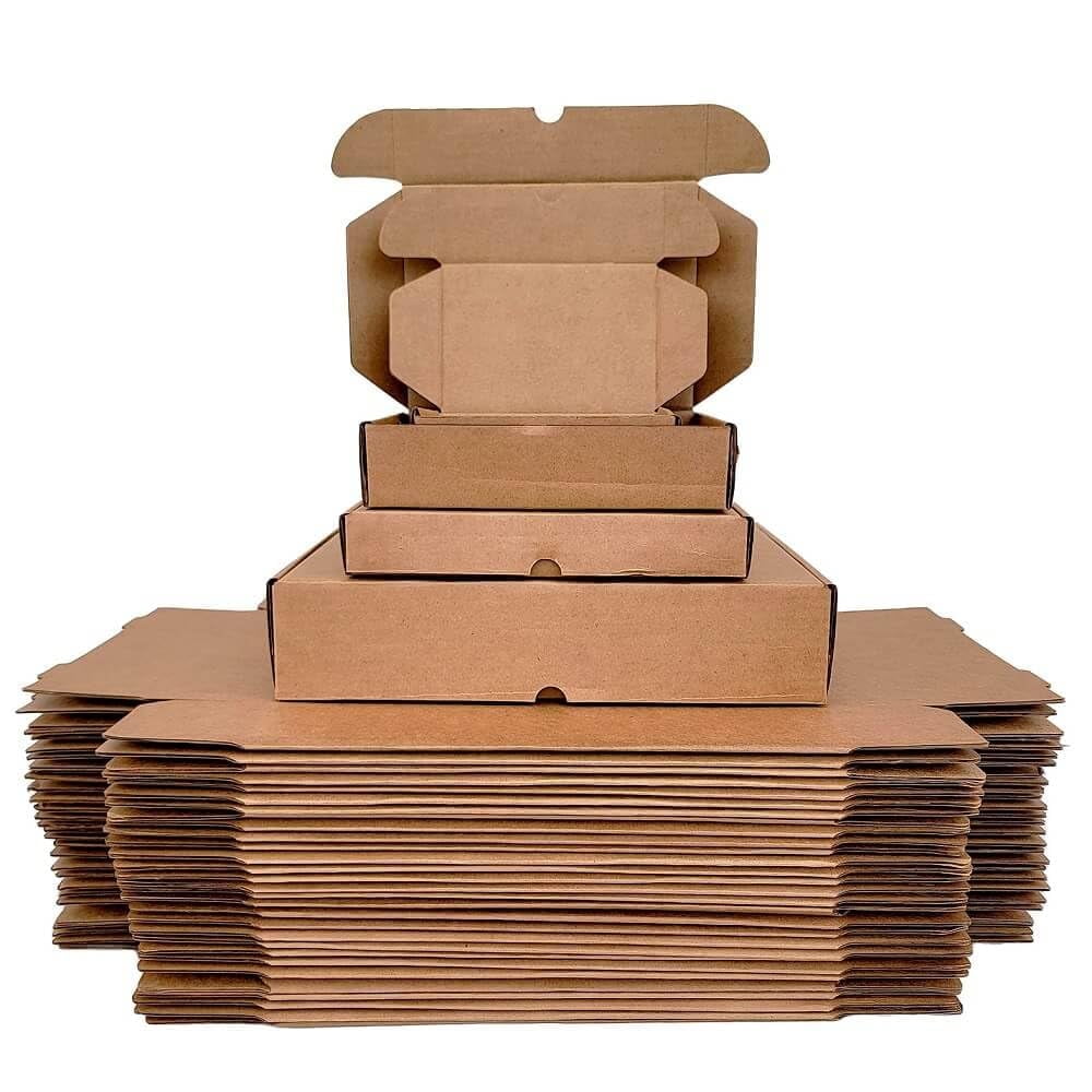 UCANPACK Mailer Boxes (Kraft) 14½x7¼x5 Inches - 50 Pack Standard Kraft ...