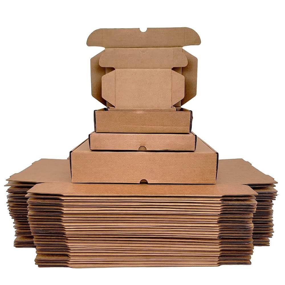 UCANPACK Mailer Boxes (Kraft) 14½x7¼x5 Inches - 50 Pack Standard Kraft ...