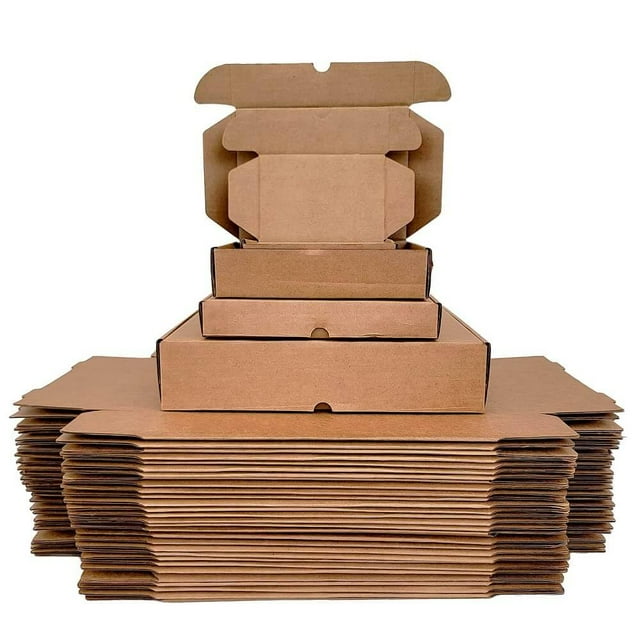 UCANPACK Mailer Boxes (Kraft) 14½x7¼x5 Inches - 50 Pack Standard Kraft ...