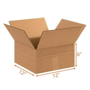 Shop 12x12x6 Shipping Boxes for Moving and Storage at Walmart