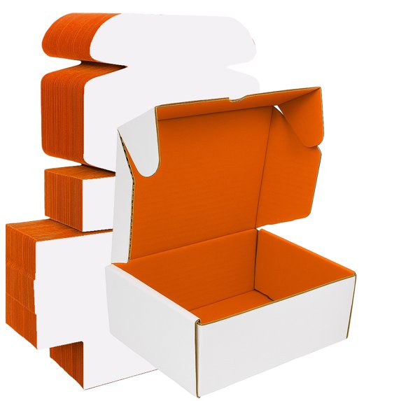 UCANPACK Orange Mailer Boxes 30 x 24 x 6" (Color Inside) - 10 Pack ...