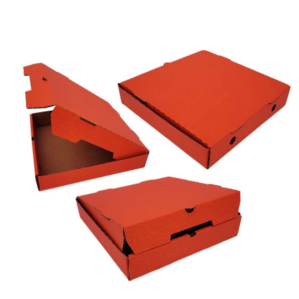 UCANPACK Orange Pizza Box (Kraft Inside) 16x16x2 Inches - 50 Pack ...