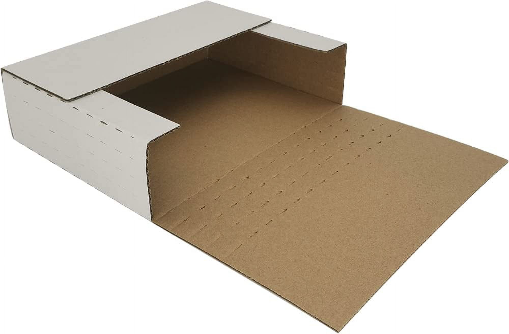UCANPACK White Easy Fold Mailer 12 x 11.5 x 3" - 50 Pack Corrugated ...