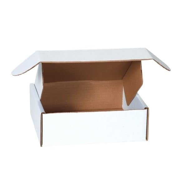 UCANPACK White Mailer Boxes 12x9¼x4 Inches - 50 Pack White Corrugated ...