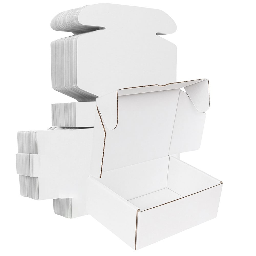 Ucanpack White Corrugated Mailer Box, Small Business Packaging Supplies ...