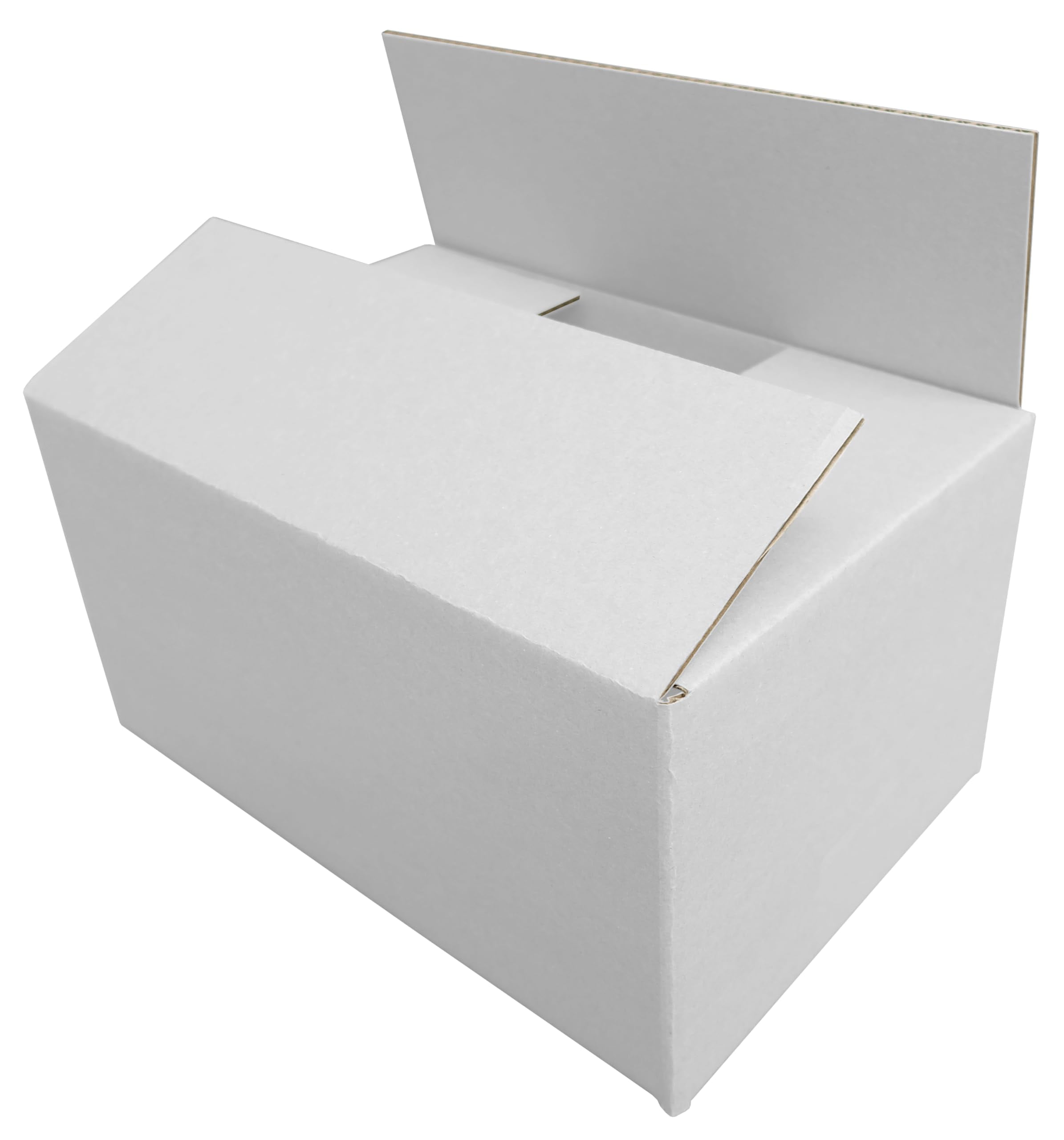 UCANPACK All White Shipping Boxes (E flute) 10x6x4 Inches - 25 Pack All ...