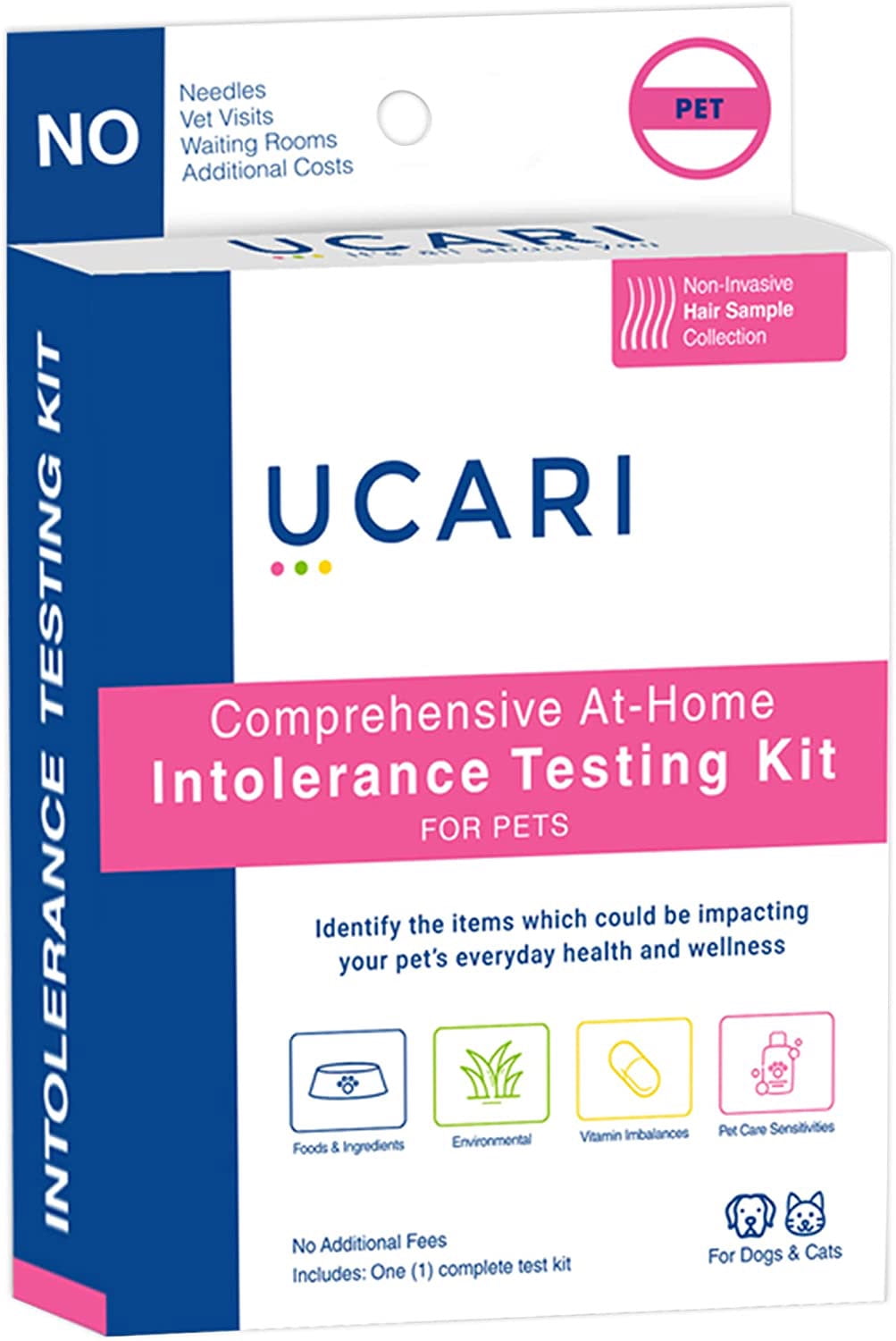 UCARI Home Intolerance Testing Kit for Dogs, Cats, and Other Pets ...