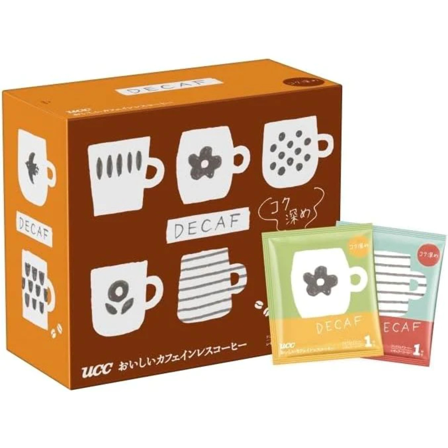 UCC Delicious Decaffeinated Caffeinated Coffee Drip Coffee 50 Pack JAPAN - Tokyo Sakura Mall ...