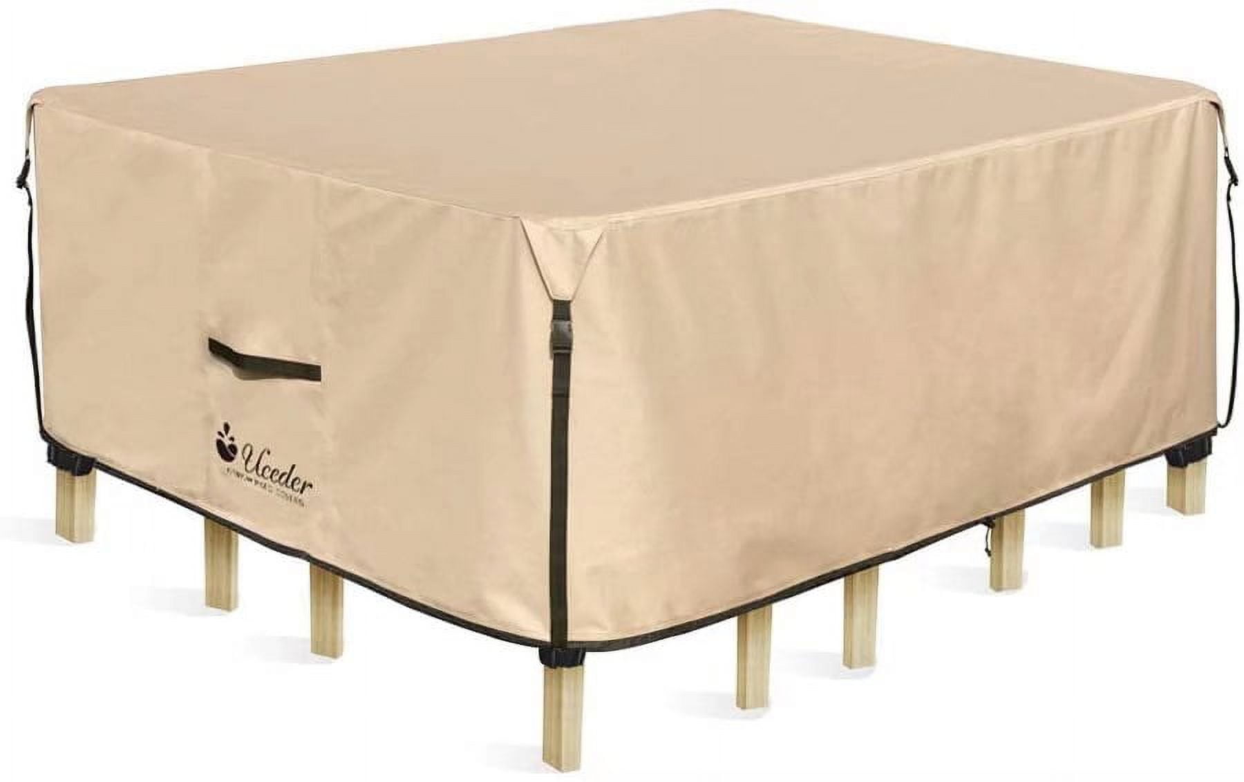 UCEDER Patio Furniture Cover Heavy Duty Table Cover Outdoor Dining ...