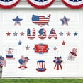 UCEI 22Pcs 4th Of July Garage Door Magnets Large USA Map Magnetic ...