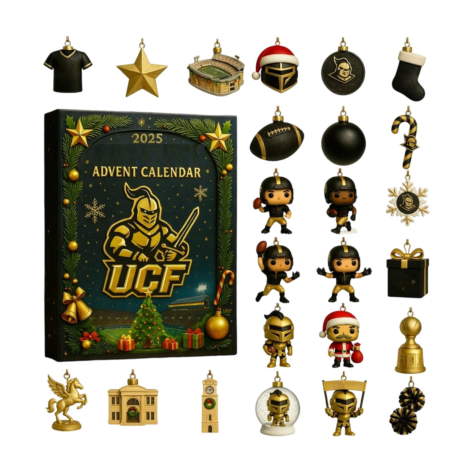 UCF Knights Advent Calendar 2025 – Christmas Countdown Calendar with 24 ...