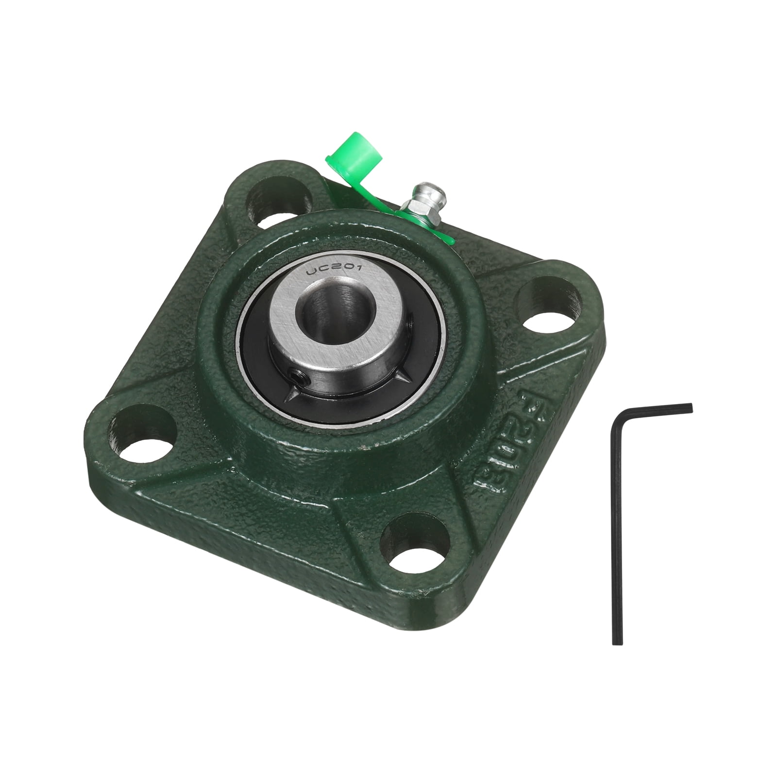 UCF201 Pillow Block Bearings, 12mm Bore Self Alignment, Solid Cast Iron ...