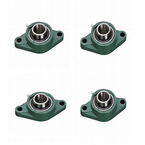 UCFL205-16 Pillow Block Mounted Bearing 1" Inch Bore [4 Pieces] - Walmart.com
