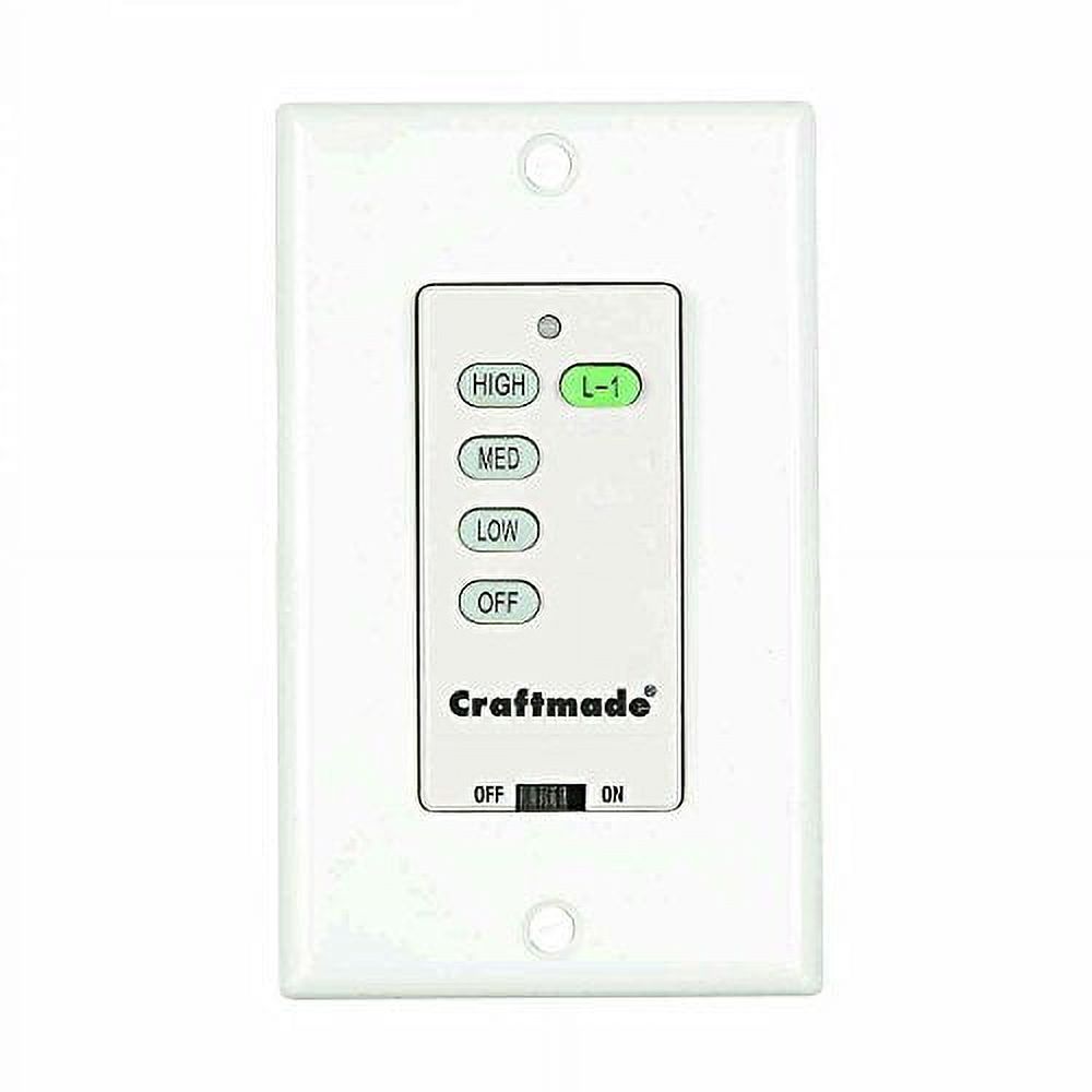 UCI-WALL Fan Accessory Intelligent Controls Wall Control, 3-Speed 1.5 ...
