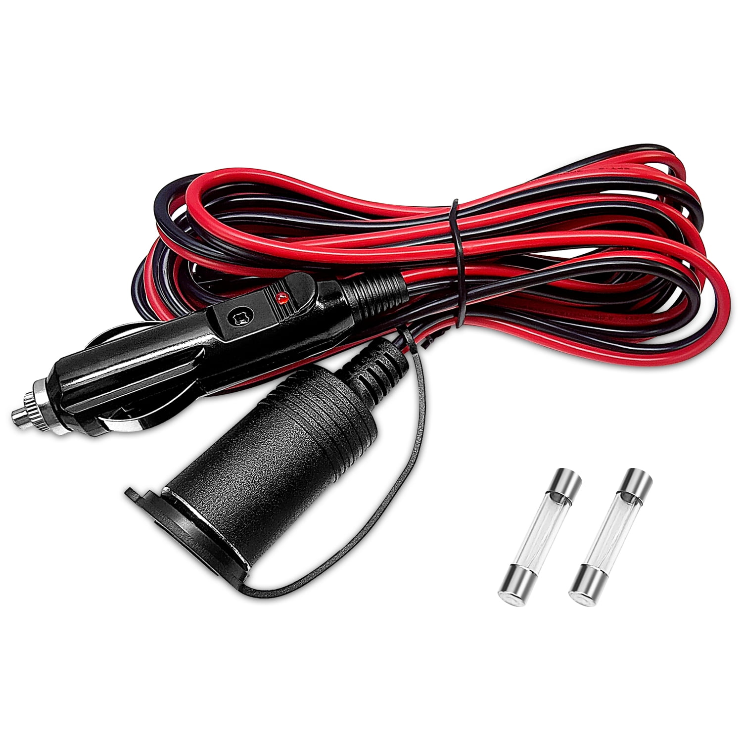 UCINNOVATE 13FT 14AWG 12-24V Car Charge Cigarette Lighter Extension ...