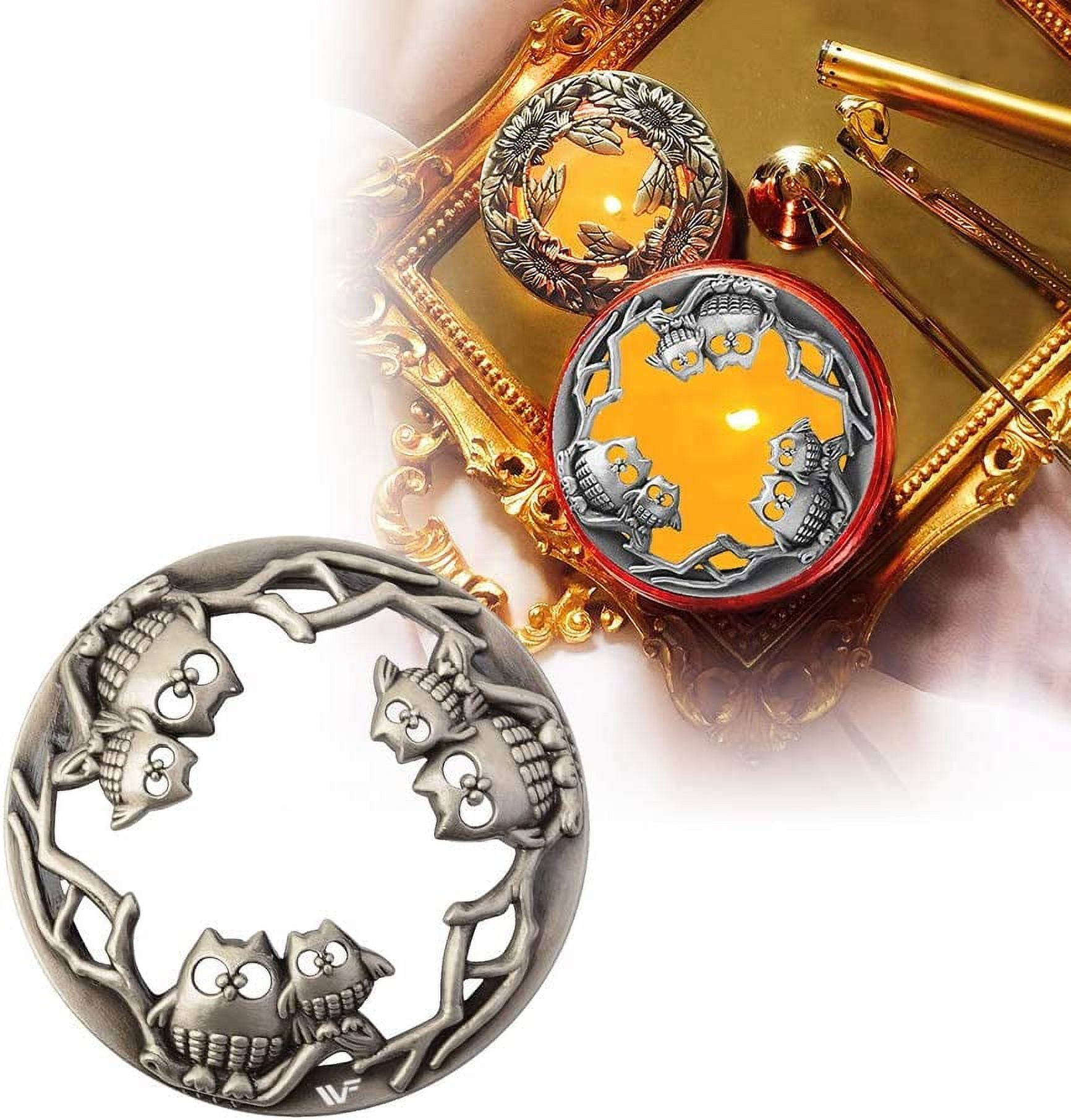 UCINNOVATE Candle Toppers Jar Shade Sleeves for Jar Candles, Gift for ...