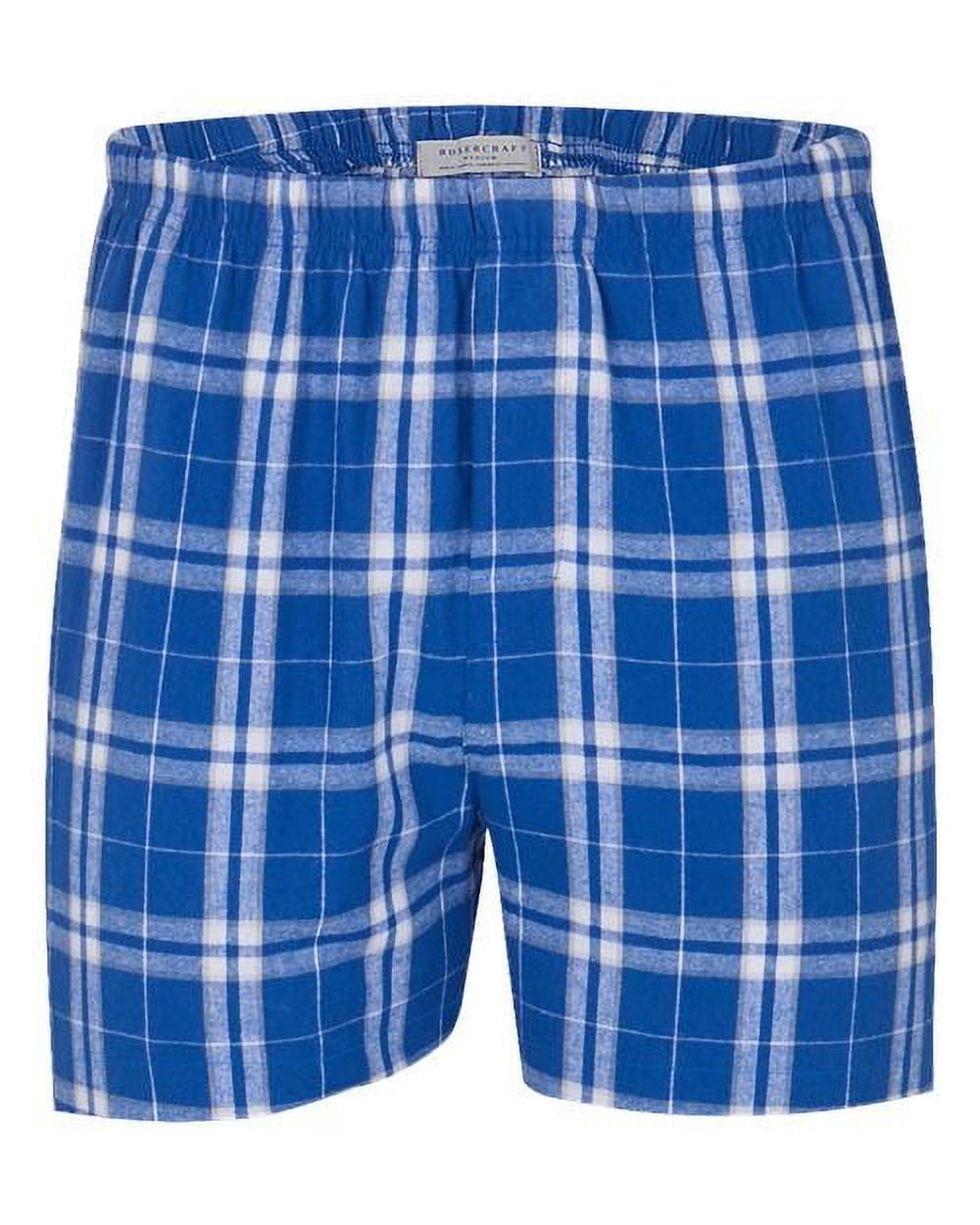 UCLA Mens Flannel Boxer Royal Short - Walmart.com